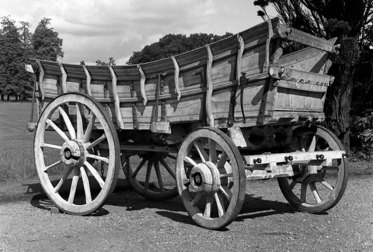 Along the road we go - farm wagons in The Museum of English Rural Life
