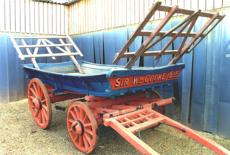 Along the road we go - farm wagons in The Museum of English Rural Life